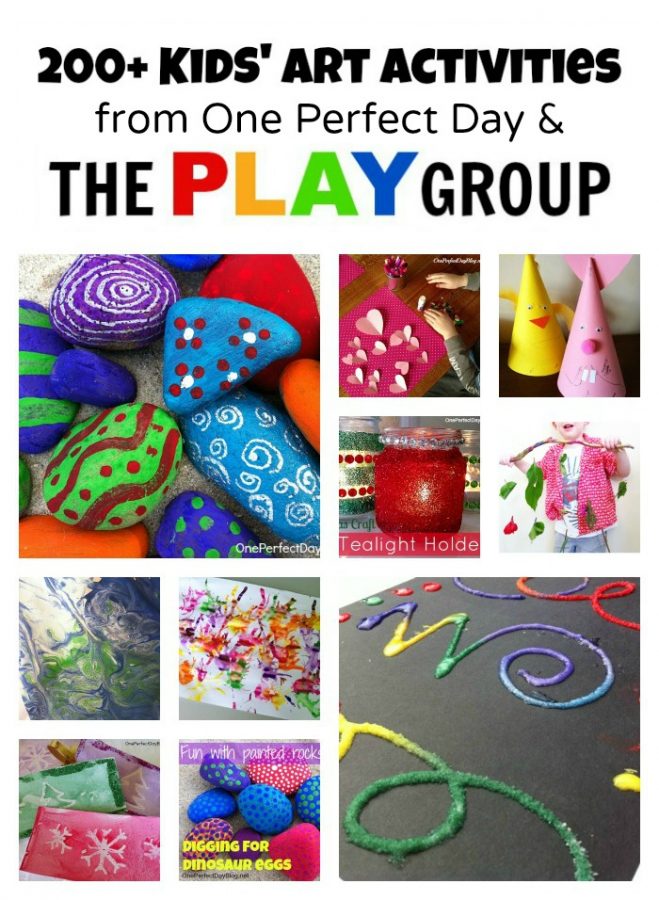 200+ Art Activities for Kids from The PLAY Group!
