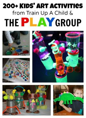 200+ Art Activities for Kids from The PLAY Group!