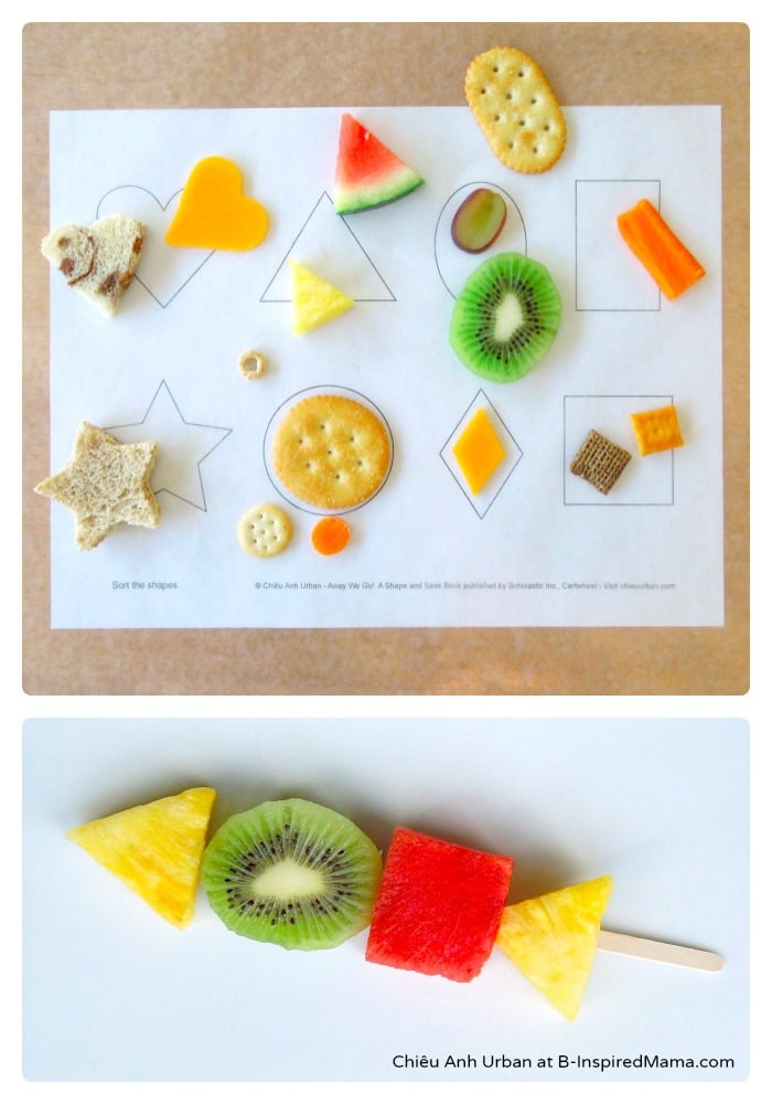 Sorting Shapes With Food Inspired By The Children s Book Away We Go Sorting Shapes With Food Inspired By The Children s Book Away We Go