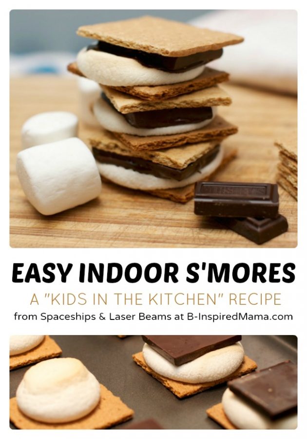 Kids in the Kitchen - Indoor S'Mores • B-Inspired Mama