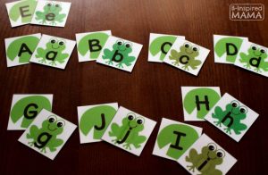 Frog and Lilypad Printable Alphabet Activity Cards + More Frog Activities!