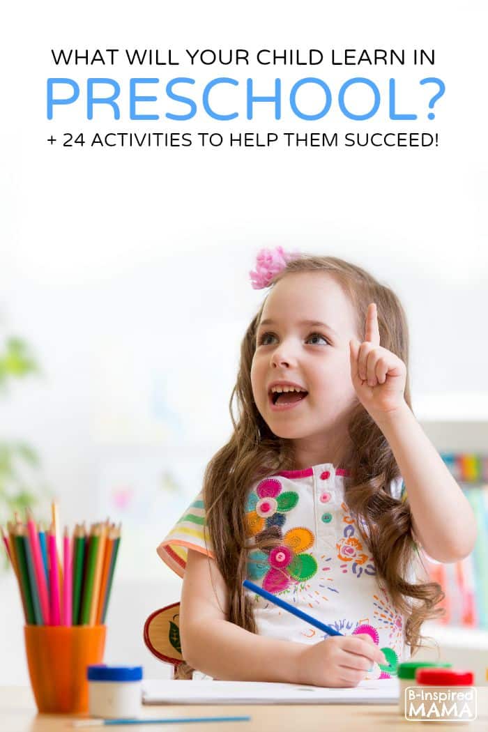 What Do Kids Learn In Preschool 24 Activities Too 