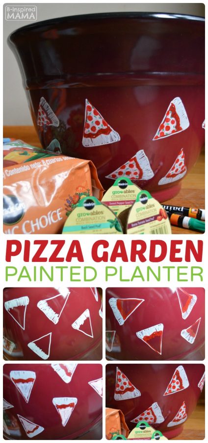 Plant a Kids Pizza Garden in a DIY Pizza Garden Planter