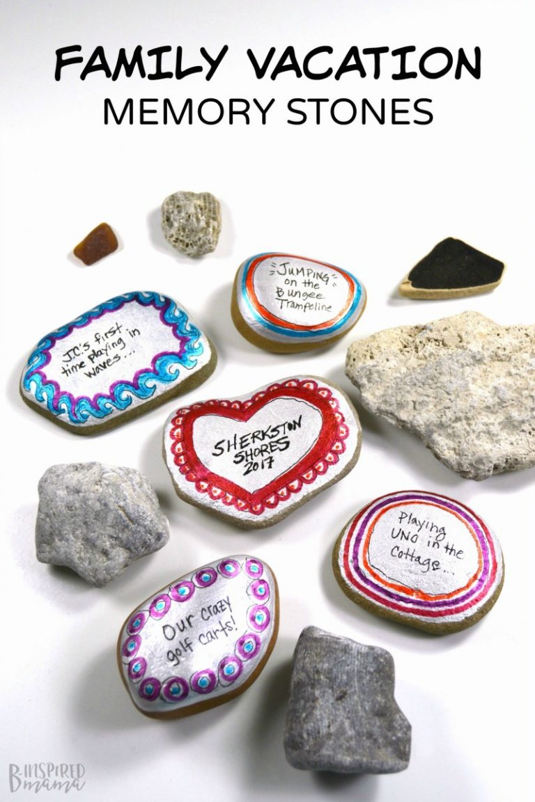 DIY Painted Stones to Preserve our Sherkston Shores Family Vacation