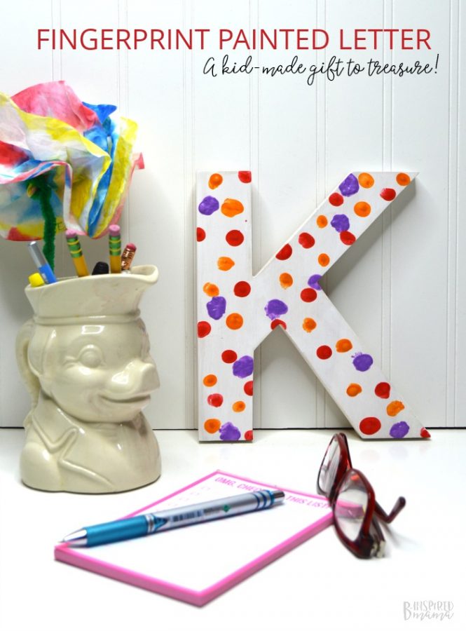 A Cute Painted Letter Craft Gift - Mom Will Treasure Forever!