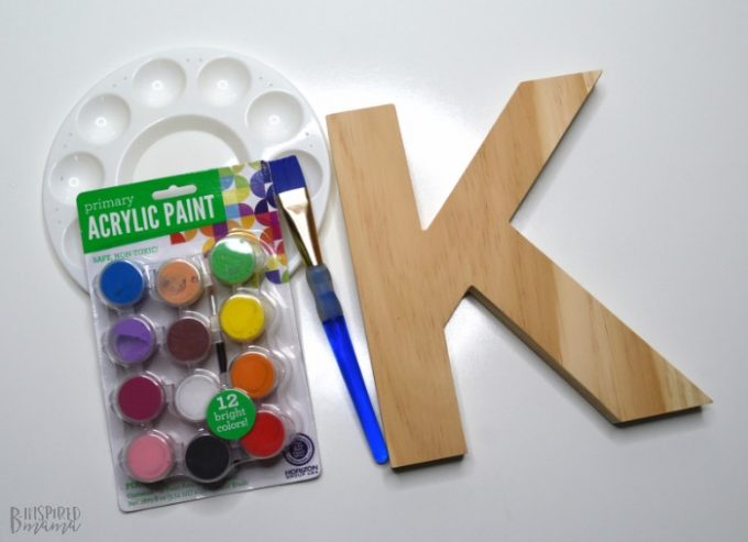 A Cute Painted Letter Craft Gift - Mom Will Treasure Forever!